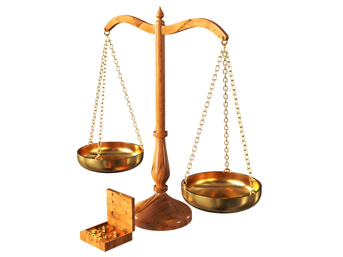 3D Balance Scale - TurboSquid 2120394