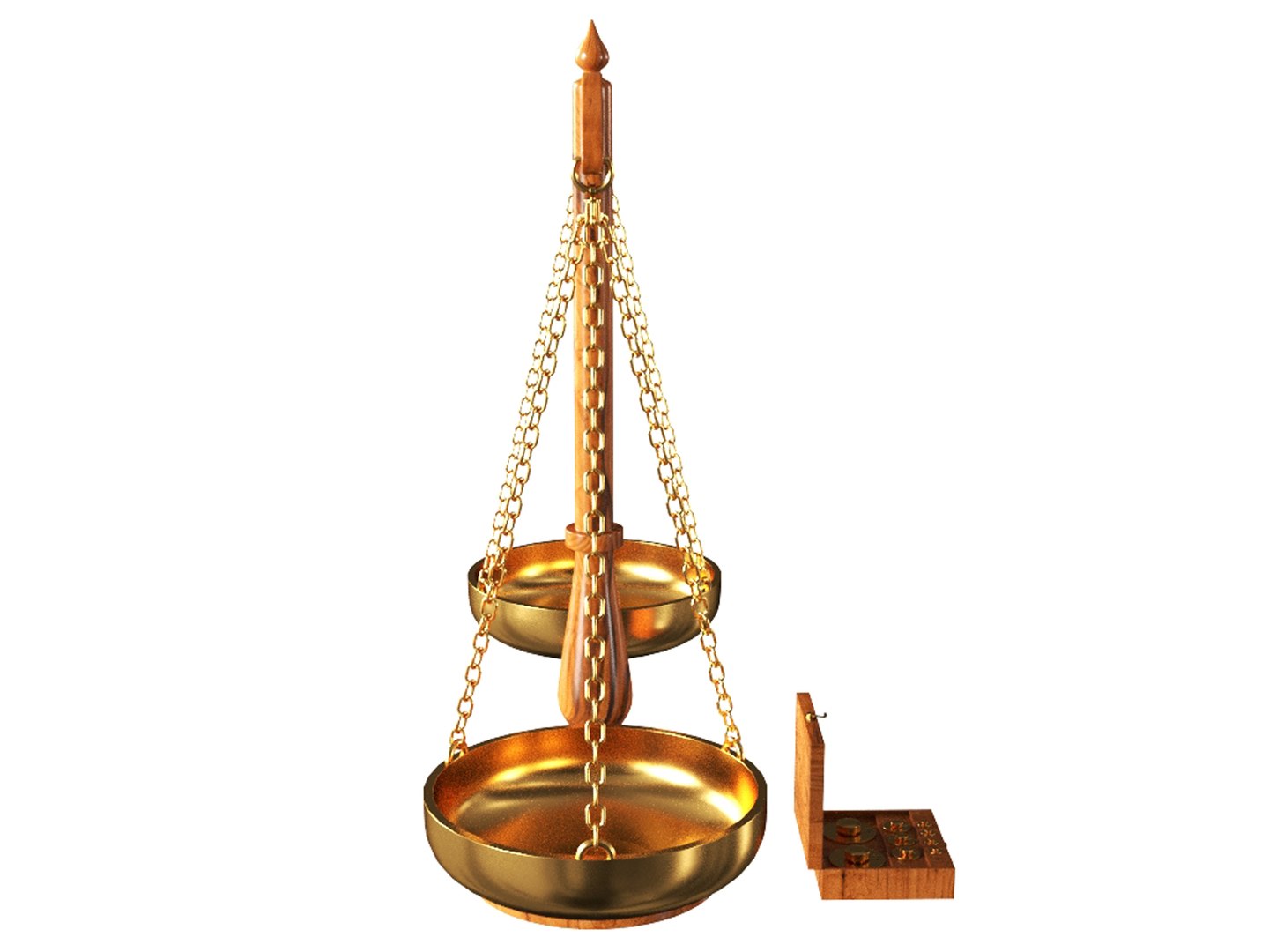 3D Balance Scale - TurboSquid 2120394