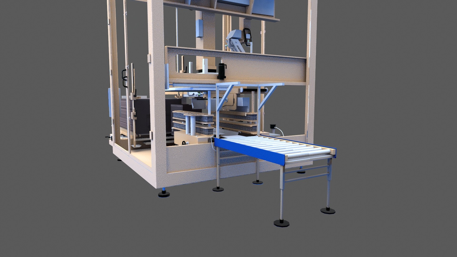 Case Packer Machine 3D - TurboSquid 2327384