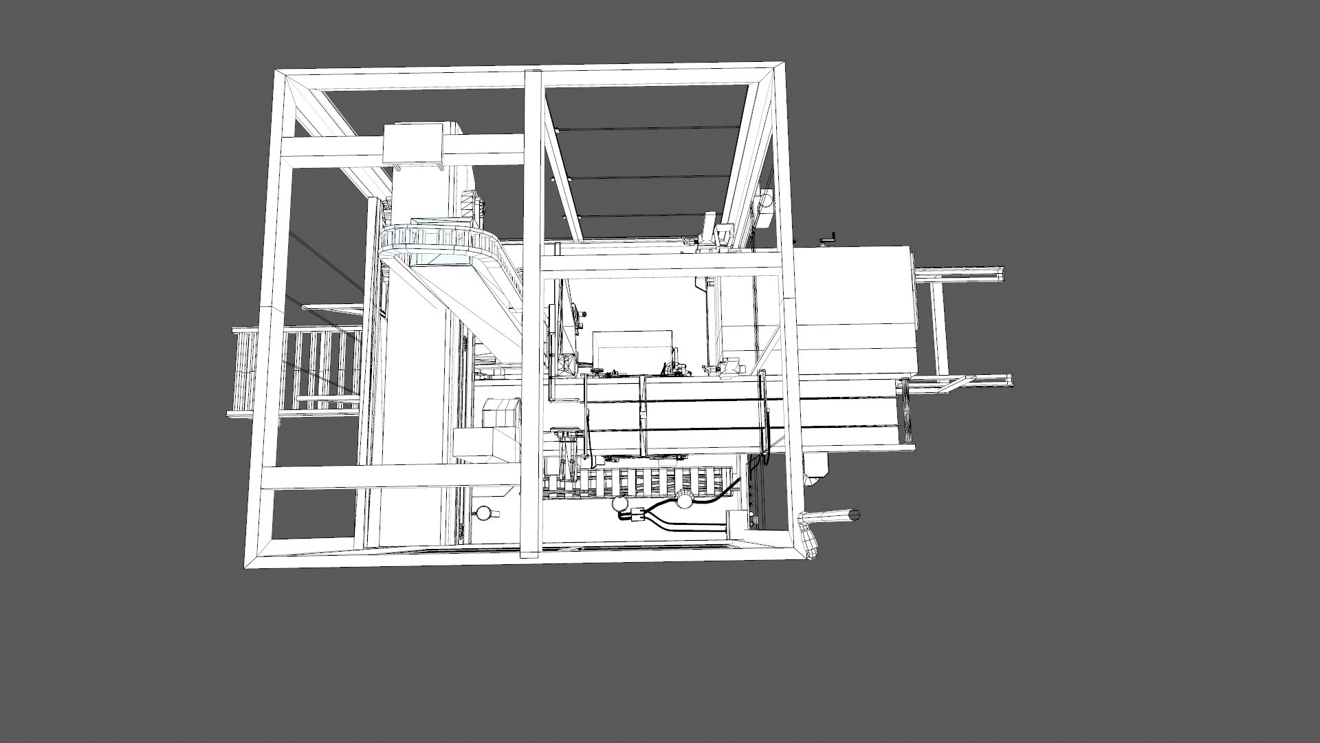 Case Packer Machine 3D - TurboSquid 2327384
