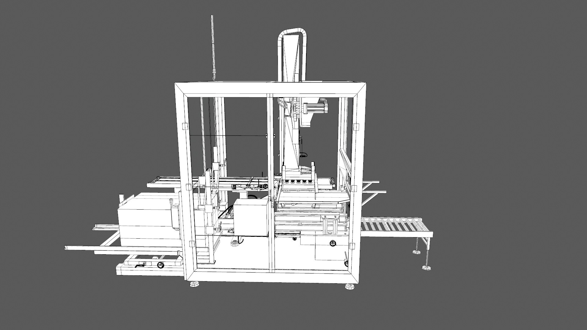 Case Packer Machine 3D - TurboSquid 2327384