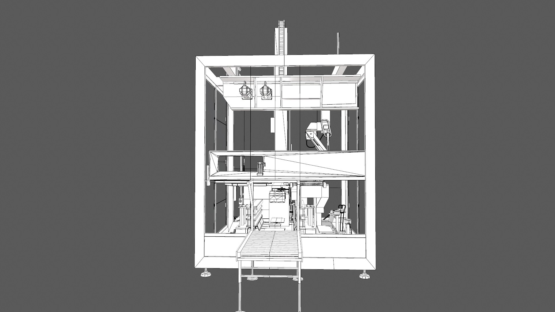 Case Packer Machine 3D - TurboSquid 2327384