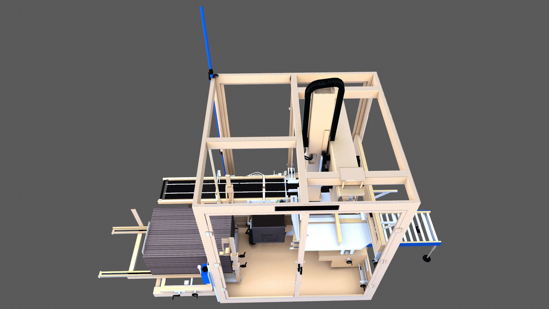 Case Packer Machine 3D - TurboSquid 2327384