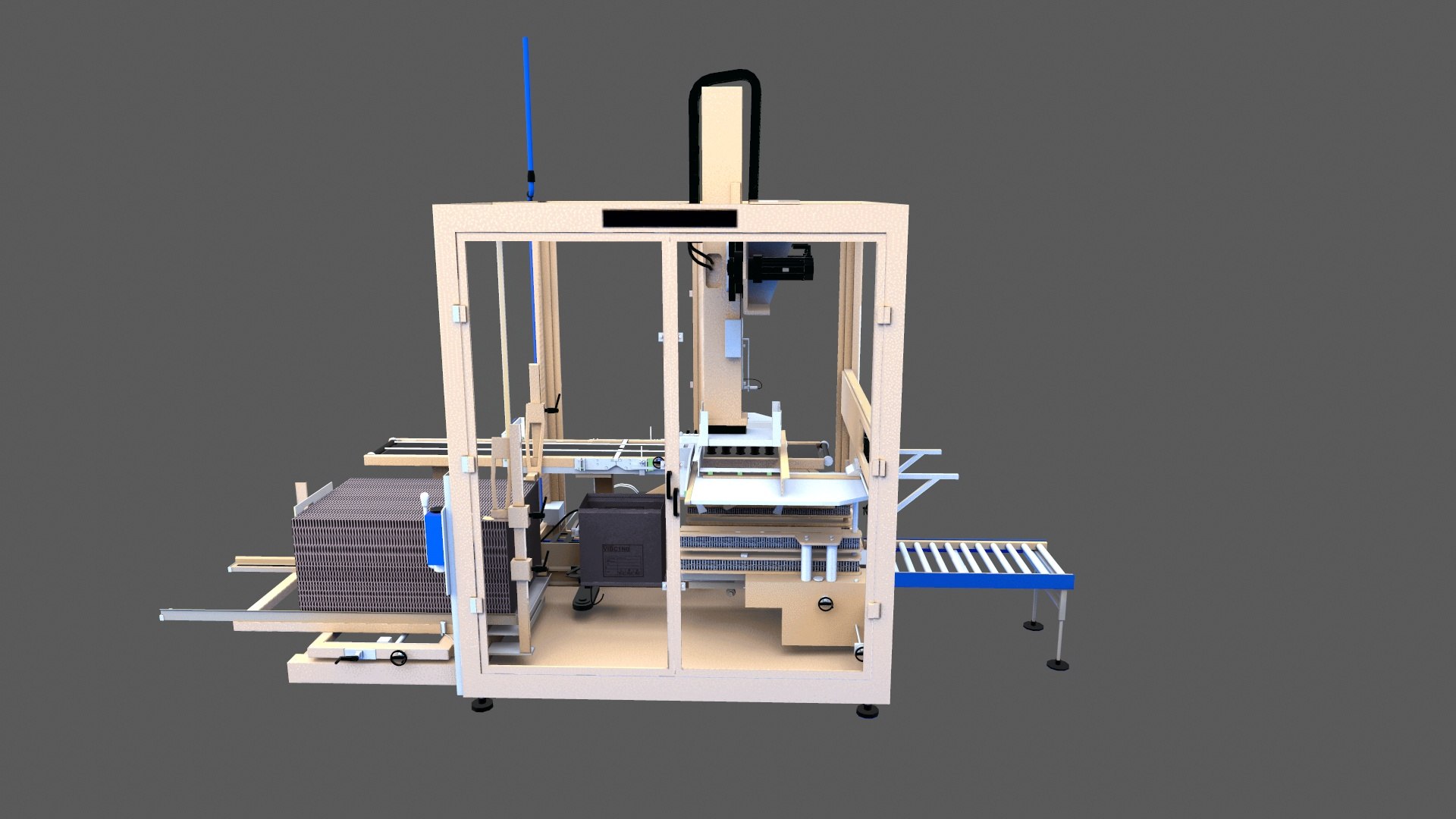 Case Packer Machine 3D - TurboSquid 2327384