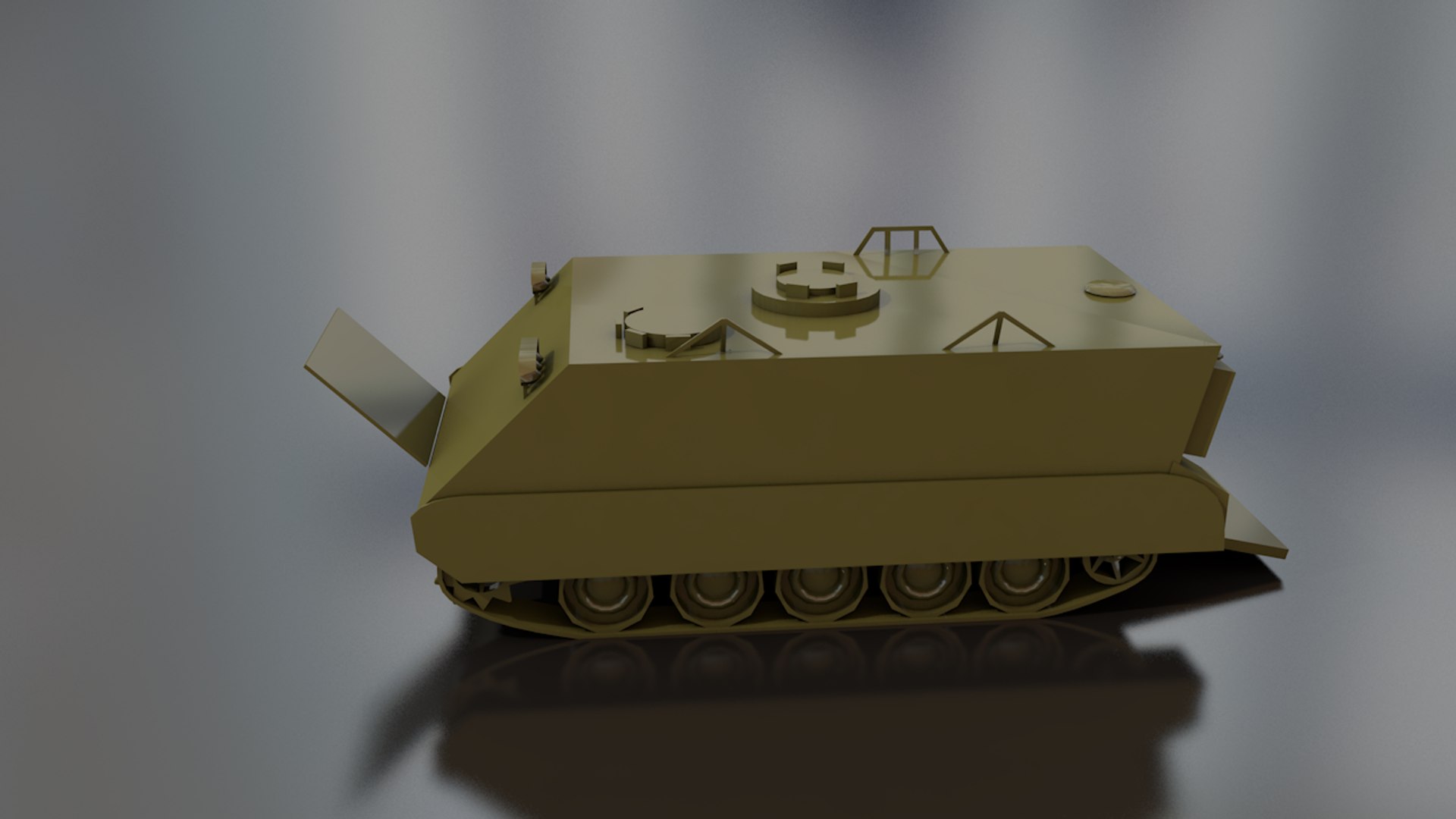 3D M-113 Armored Military Tank - TurboSquid 1444074