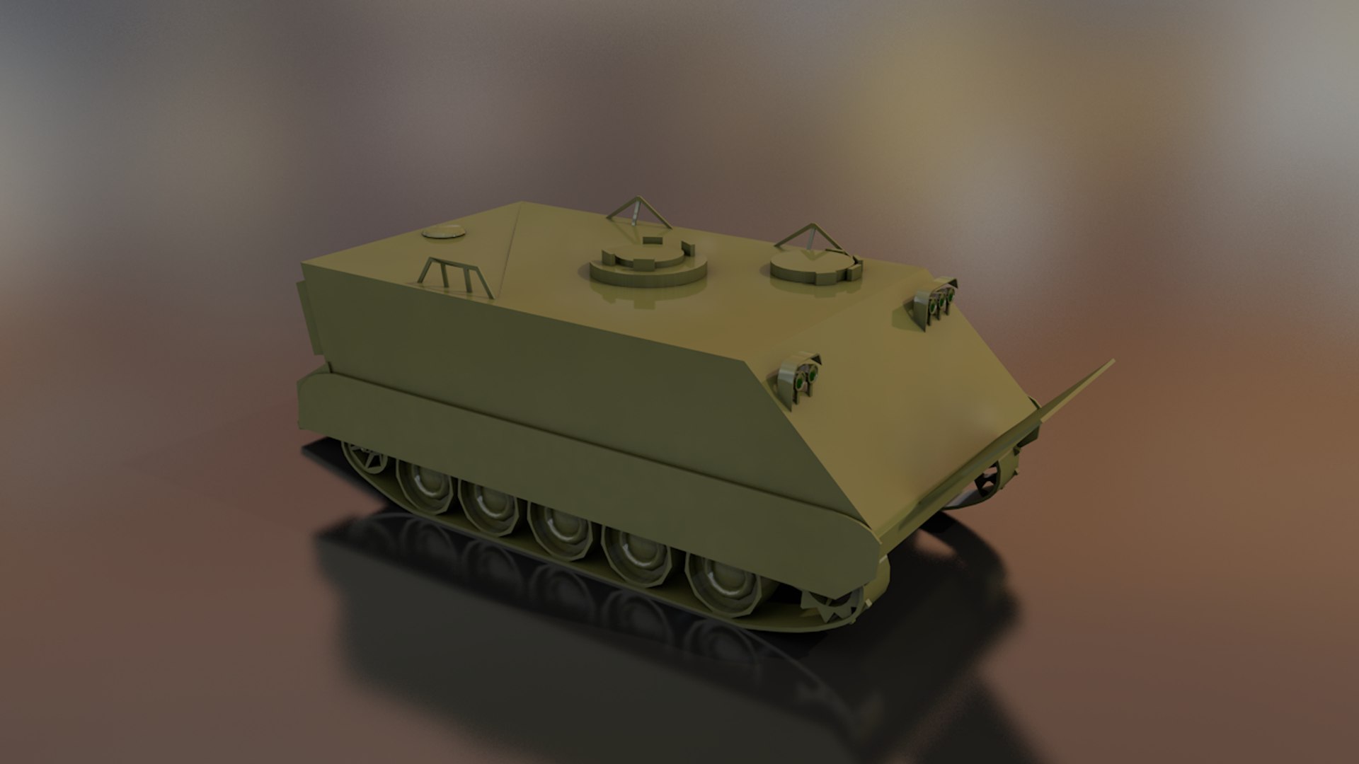 3D M-113 Armored Military Tank - TurboSquid 1444074