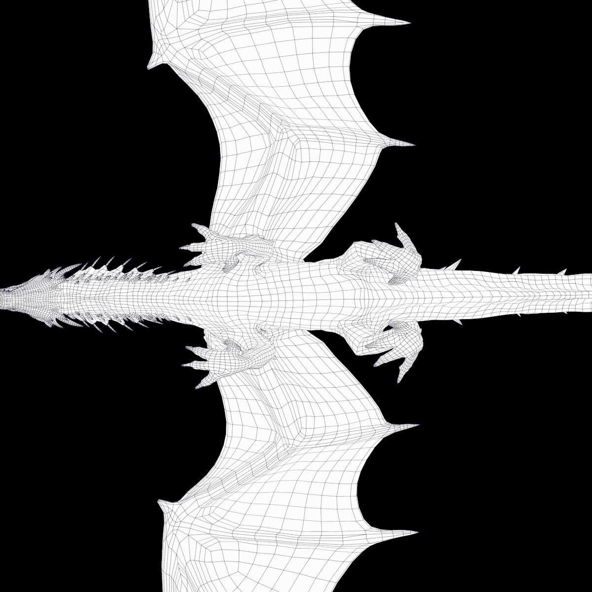 3d model dragon animation