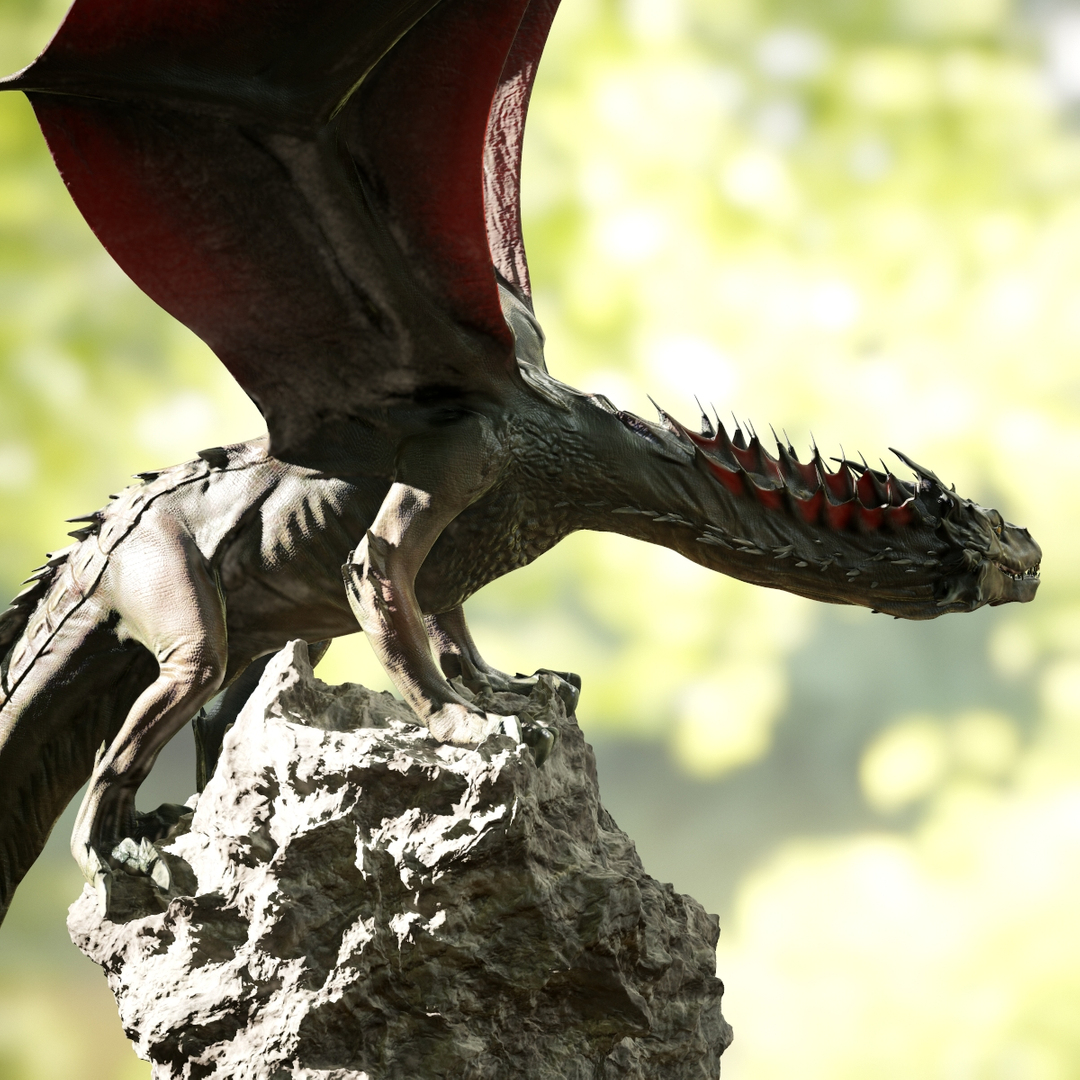 3d model dragon animation