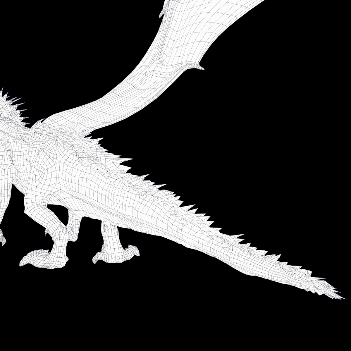 3d model dragon animation