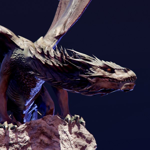 3d model dragon animation