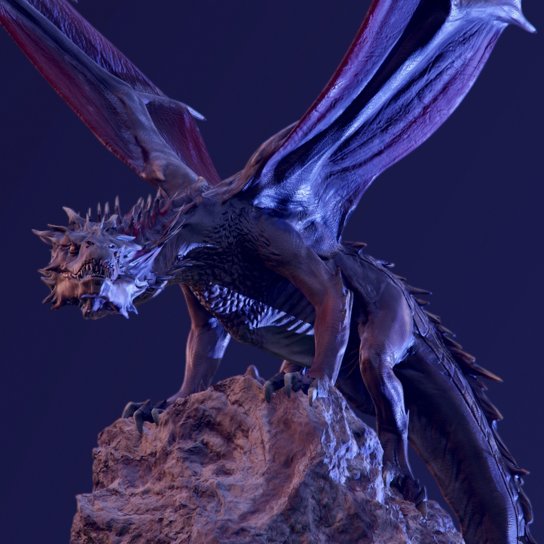 3d model dragon animation