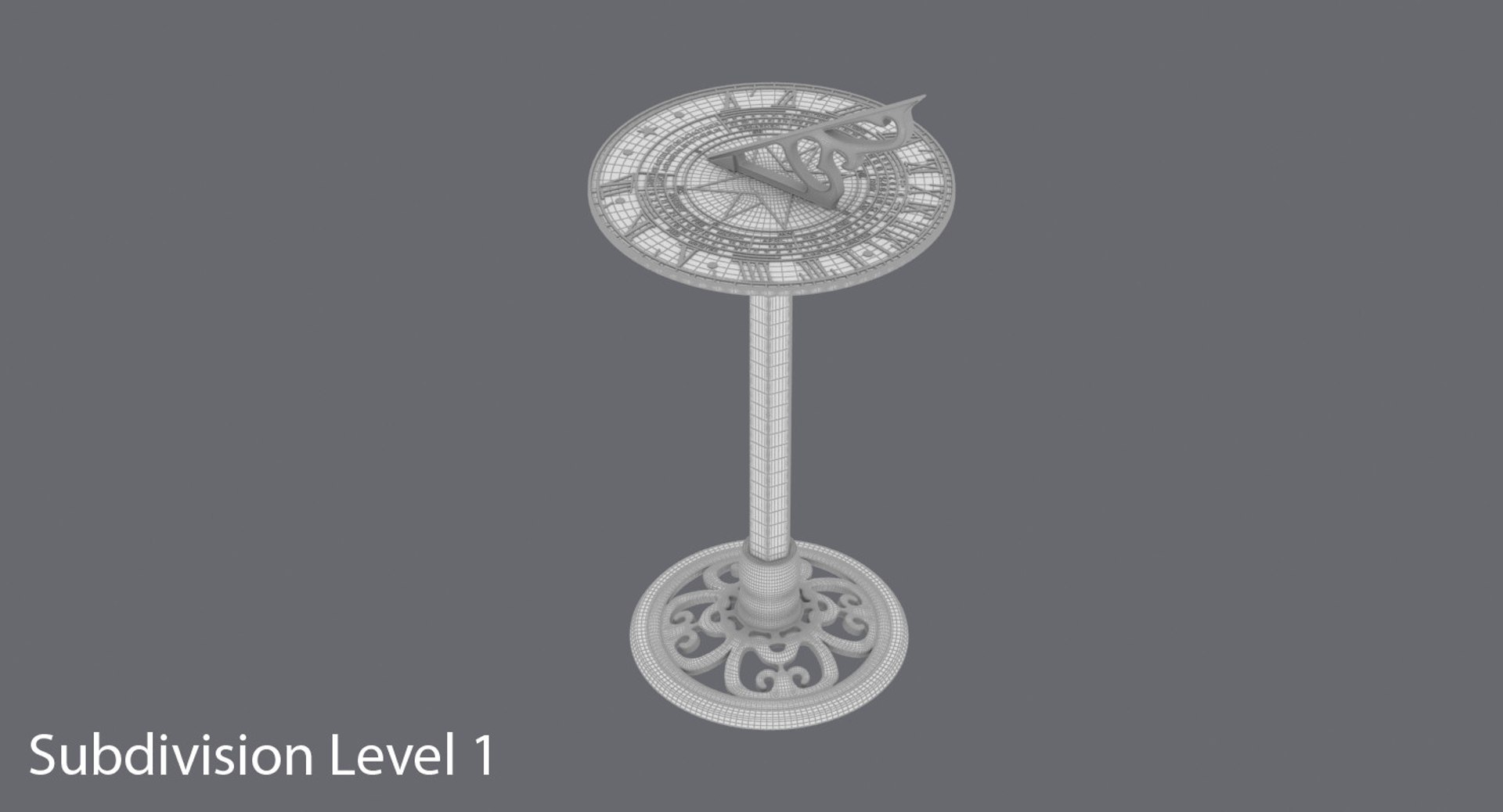 3D Model Sun-dial-01 - TurboSquid 1350061