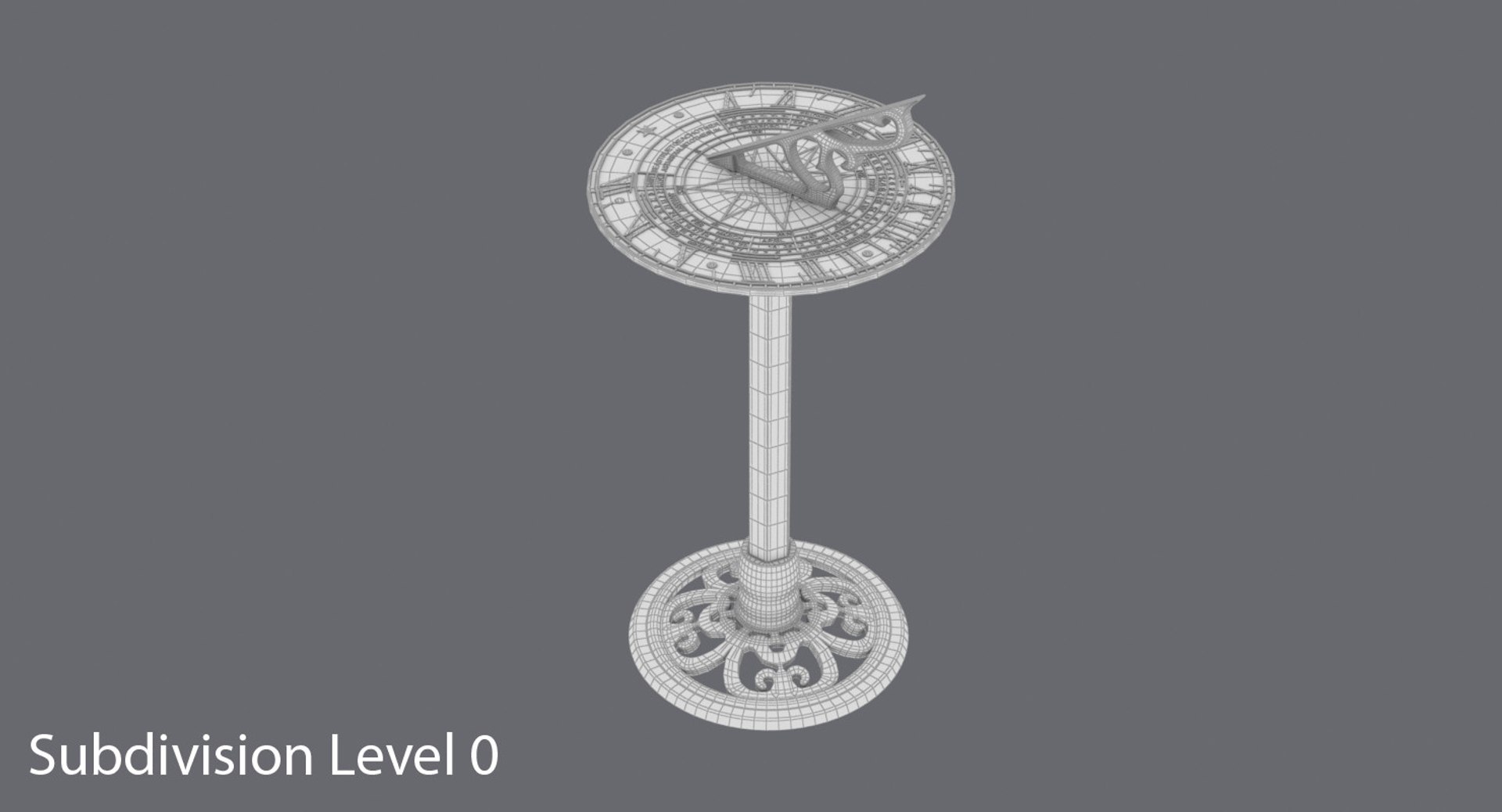 3D Model Sun-dial-01 - TurboSquid 1350061