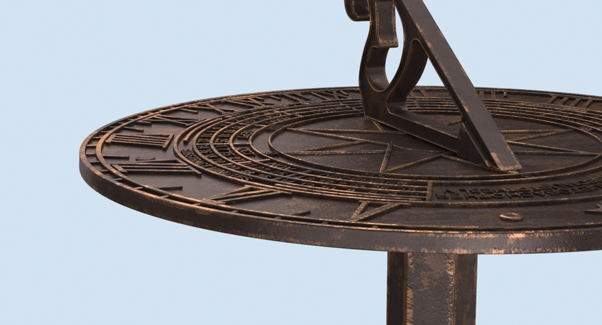 3D Model Sun-dial-01 - TurboSquid 1350061