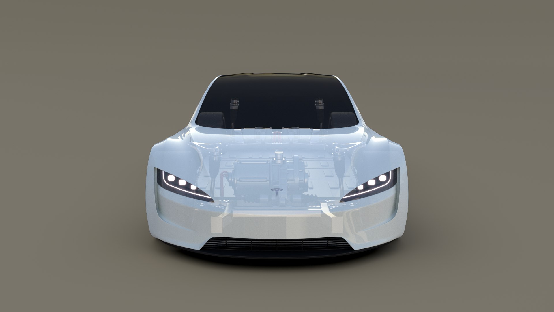 3D Model Tesla Roadster Chassis - TurboSquid 1566083