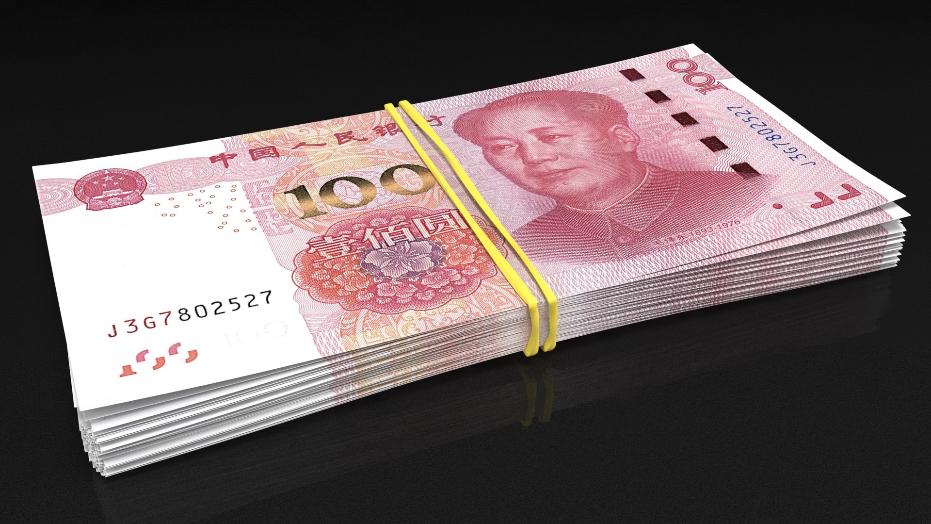 3D Stack Of Chinese 100 Yuan 2015 Bills Model - TurboSquid 1745141