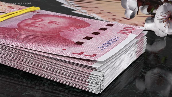 3D Stack of Chinese 100 Yuan 2015 Bills model - TurboSquid 1745141