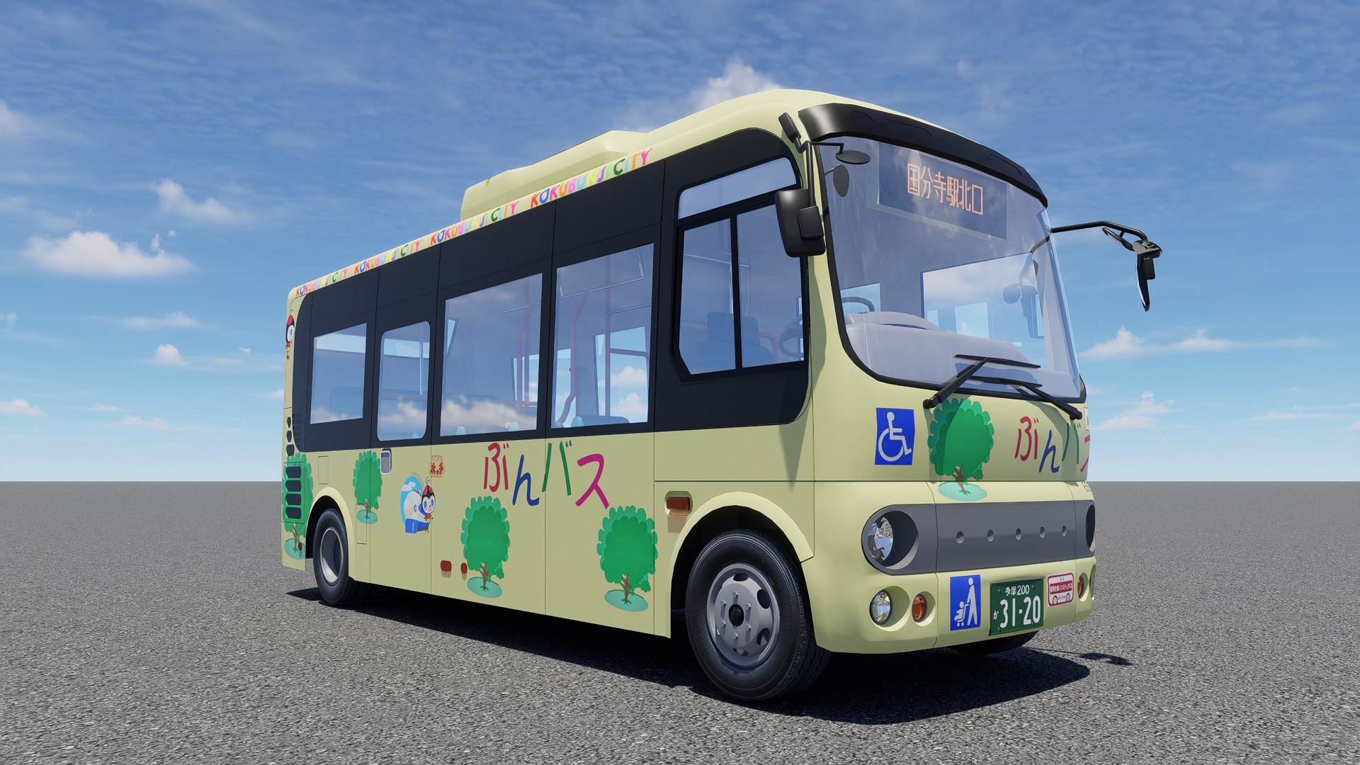 3D HINO Poncho Bun-bus Model - TurboSquid 2427389