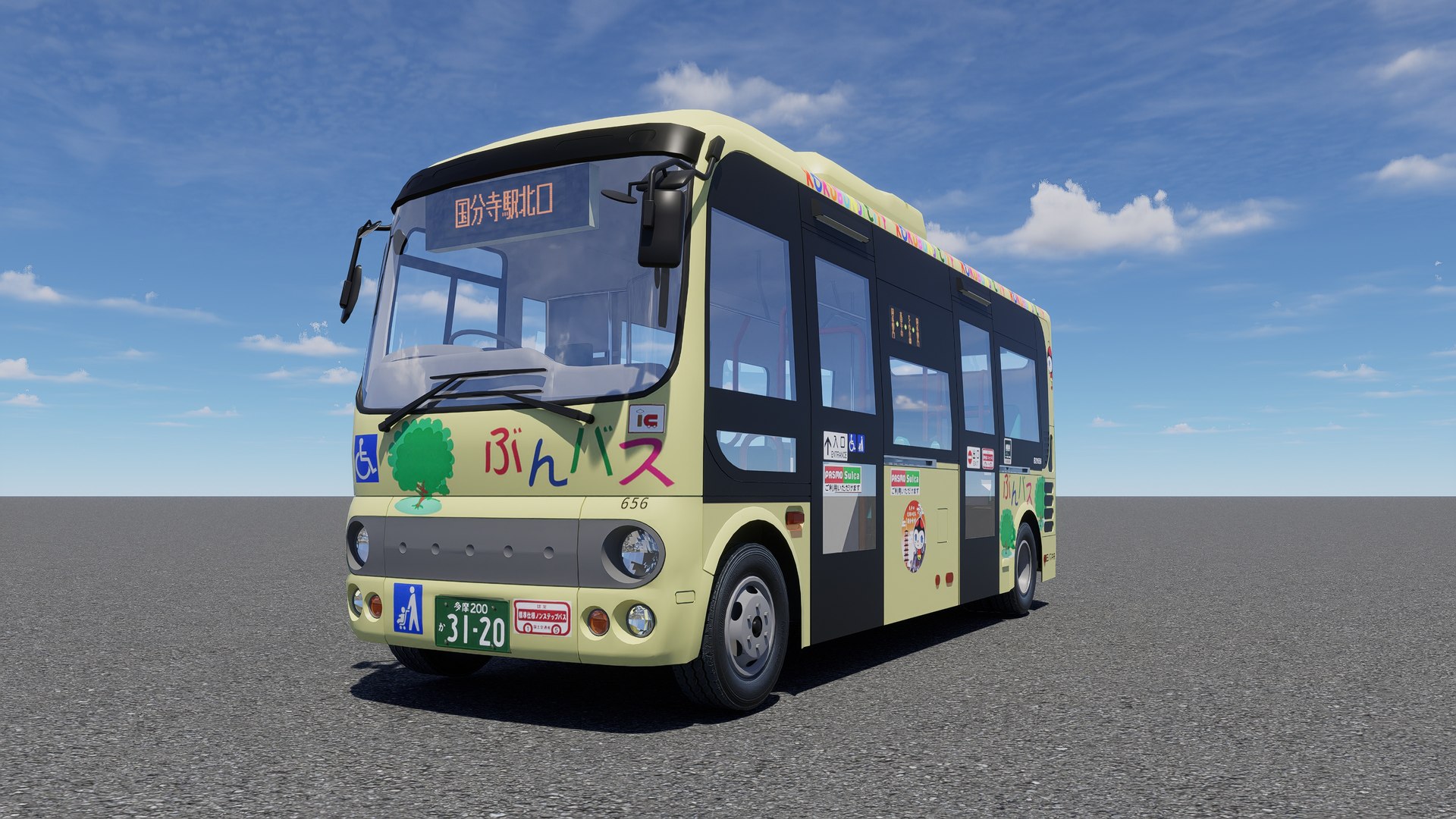 3D HINO Poncho Bun-bus Model - TurboSquid 2427389