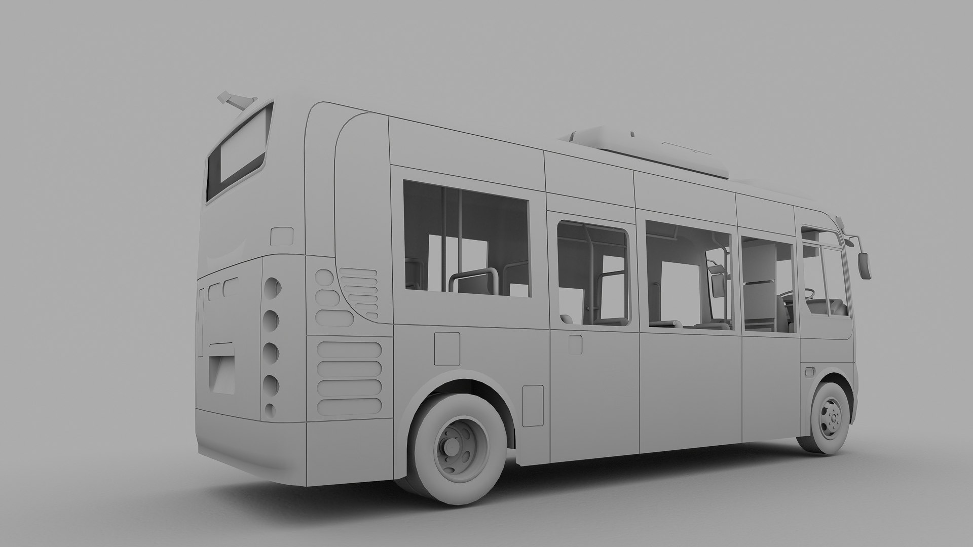 3D HINO Poncho Bun-bus Model - TurboSquid 2427389
