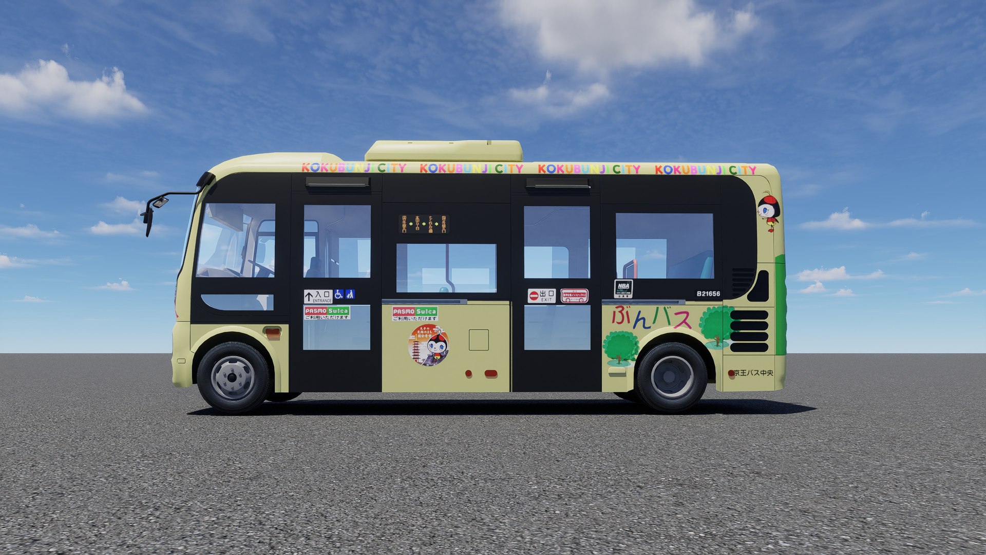 3D HINO Poncho Bun-bus Model - TurboSquid 2427389