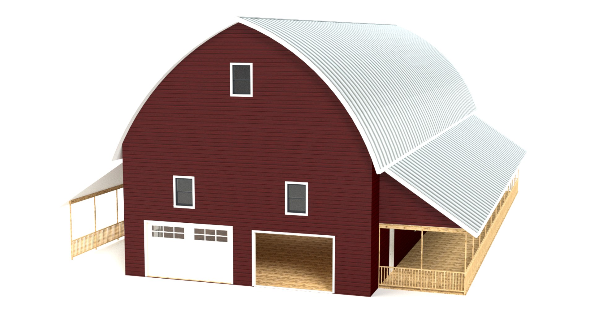 Farm Country Barn 3D Model - TurboSquid 1167354