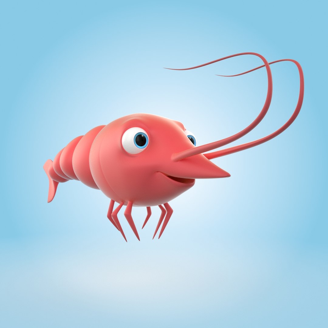 3D Shrimp - TurboSquid 2018156