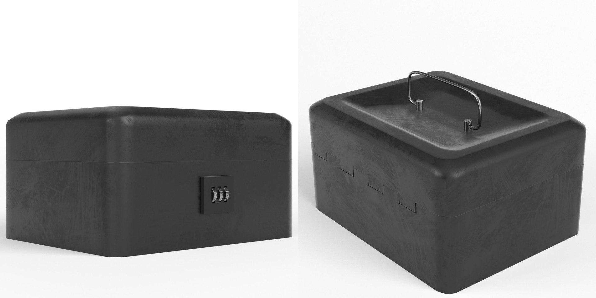 Metallic Box Combination Lock 3D - TurboSquid 1486458