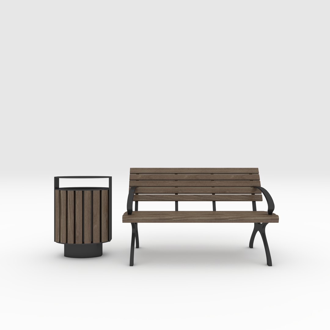 3D Bench Park 32 - TurboSquid 1948655