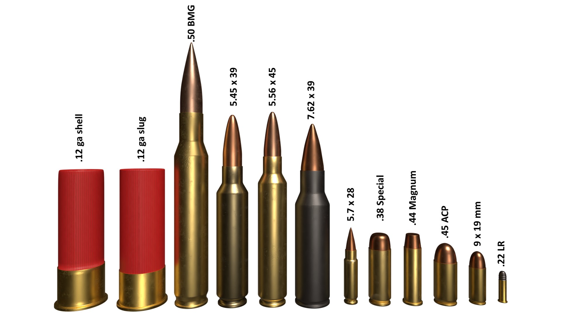 3D Bullet Pack Cartridges - TurboSquid 1664348