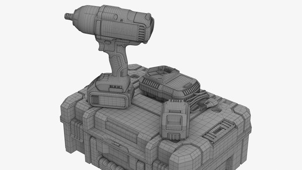 Impact Wrench DeWalt DCF899 Full Set 3D model - TurboSquid 1755225