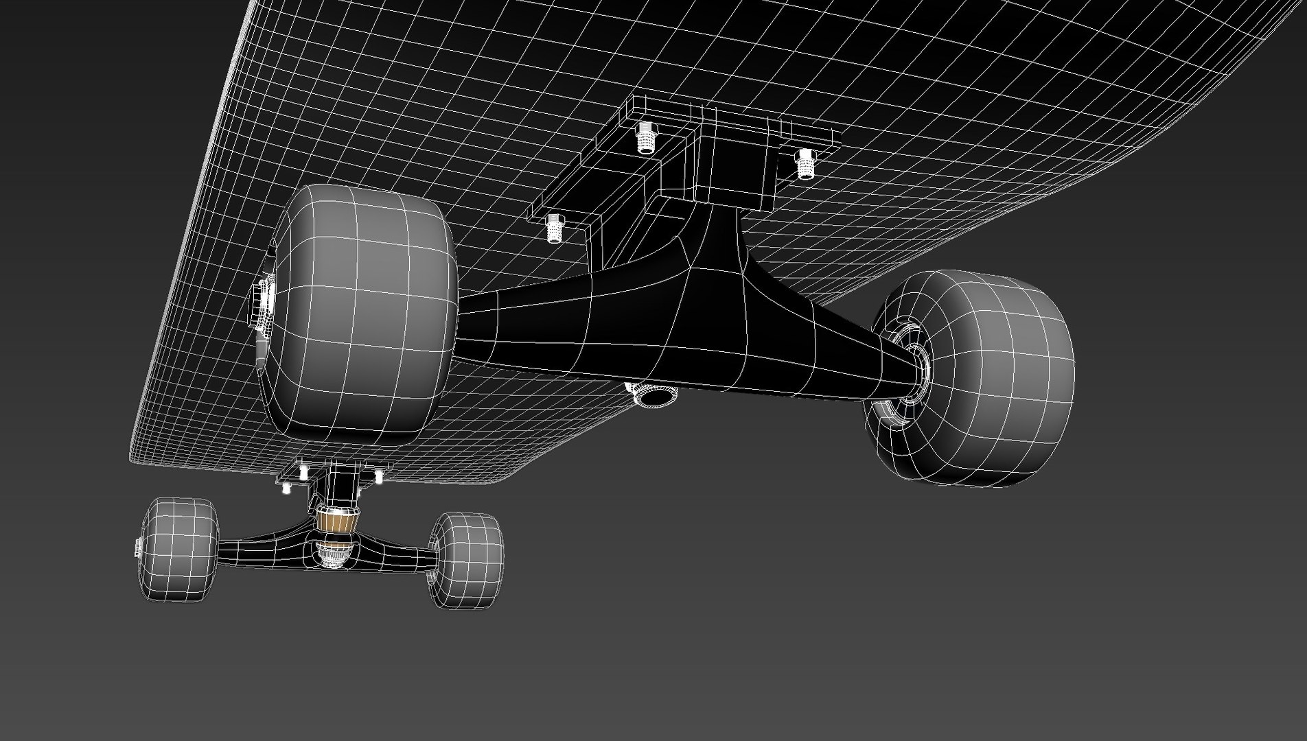 Skateboard Skate Board 3d 3ds