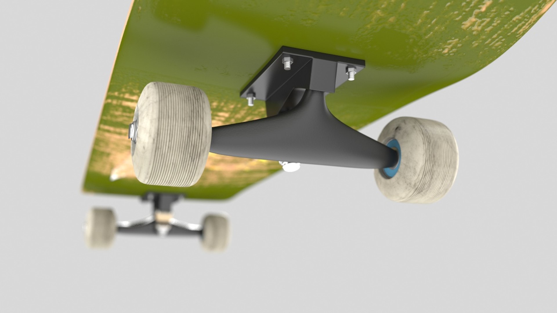 Skateboard Skate Board 3d 3ds