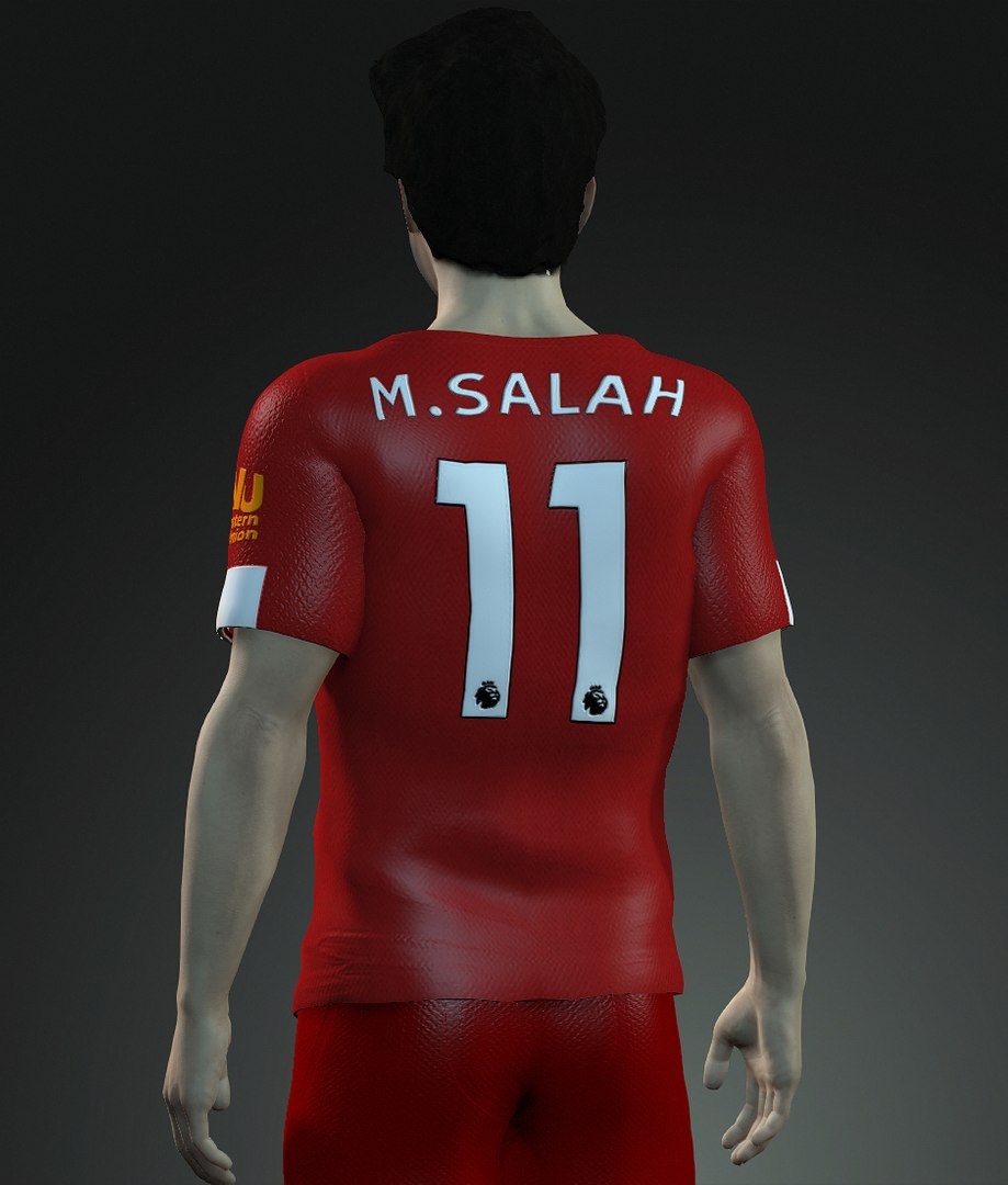 Salah 2 Famous Football Player 3D Model - TurboSquid 1632157