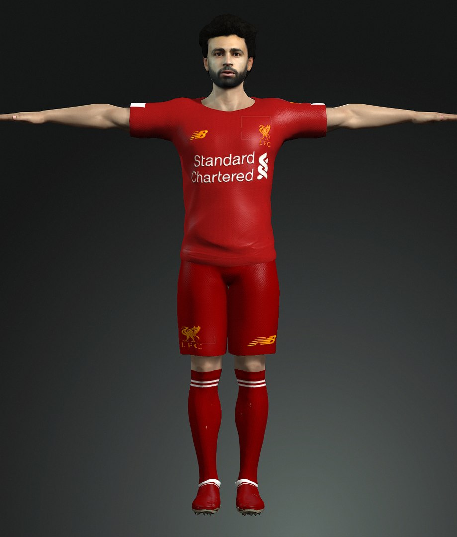 Salah 2 Famous Football Player 3D Model - TurboSquid 1632157