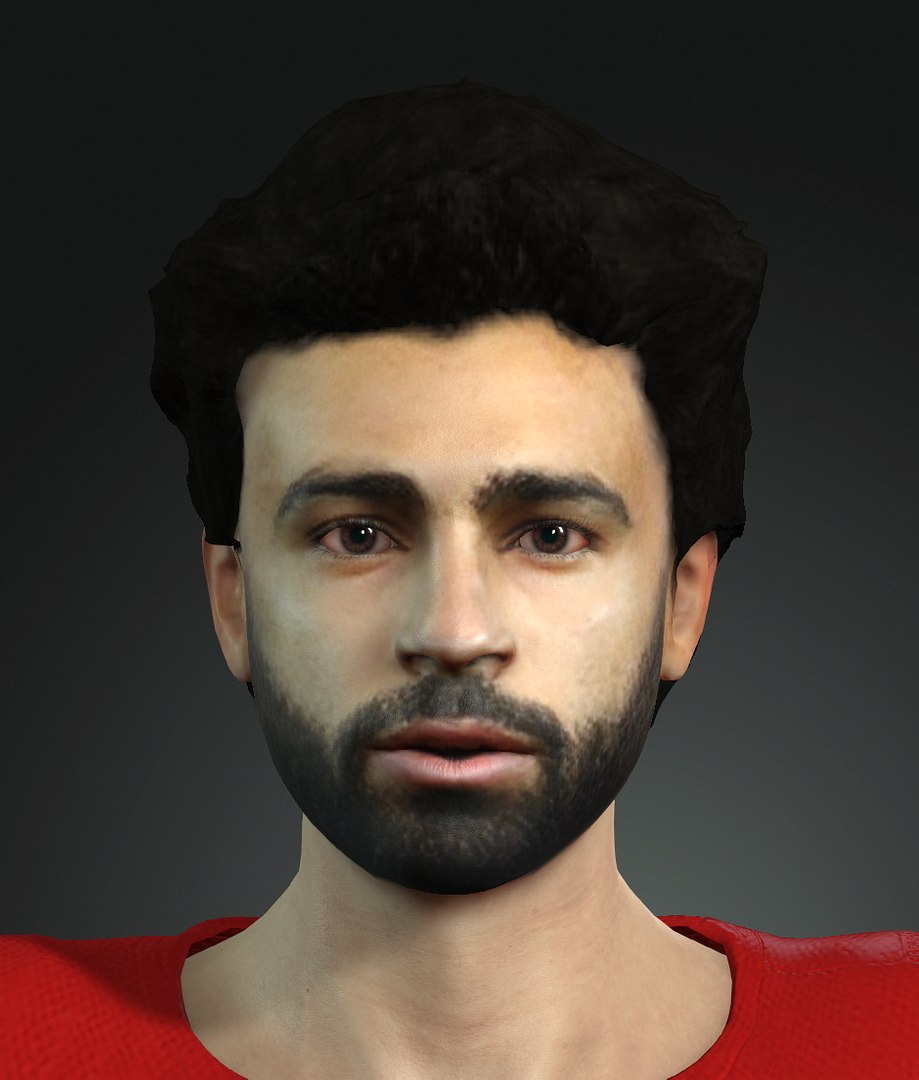 Salah 2 Famous Football Player 3D Model - TurboSquid 1632157