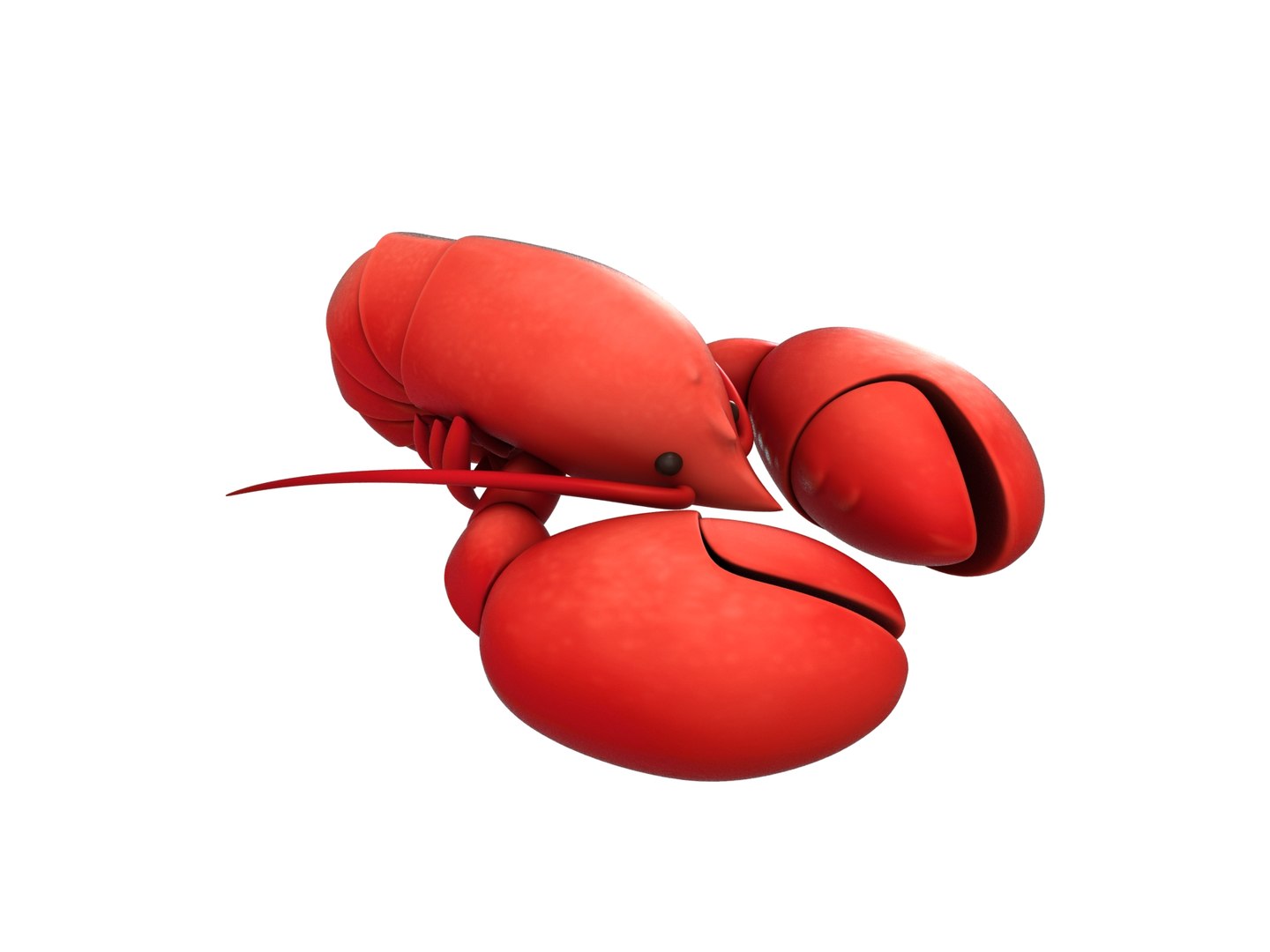 3D Model Lobster Cartoon - TurboSquid 1404023