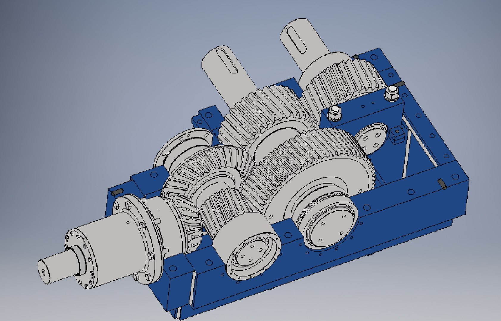 3D Reduction Gear Box For Rolling Mills - TurboSquid 2005139
