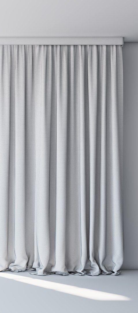 Curtains Tulle 3d Max
