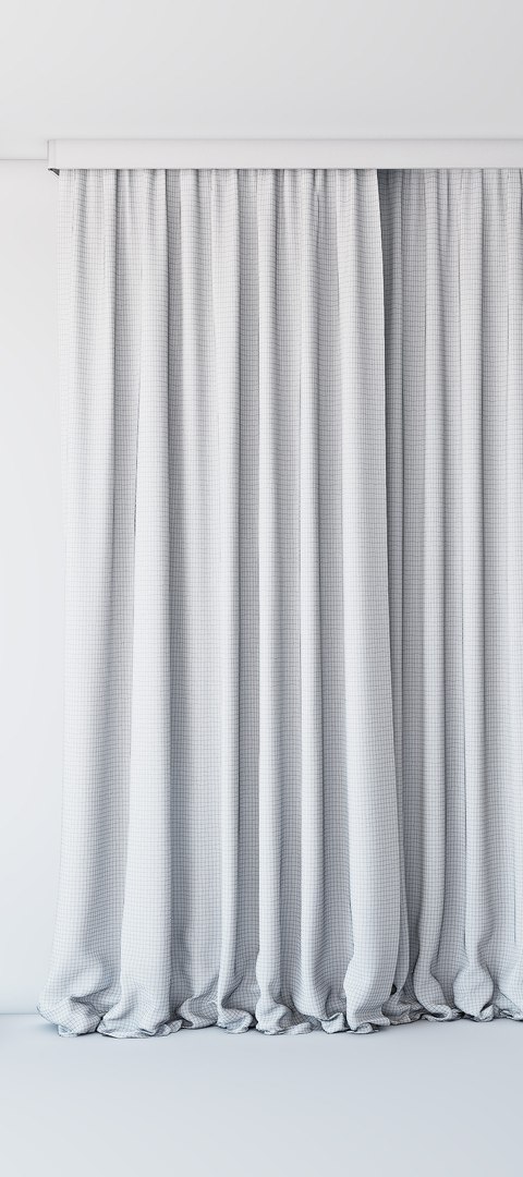 Curtains Tulle 3d Max