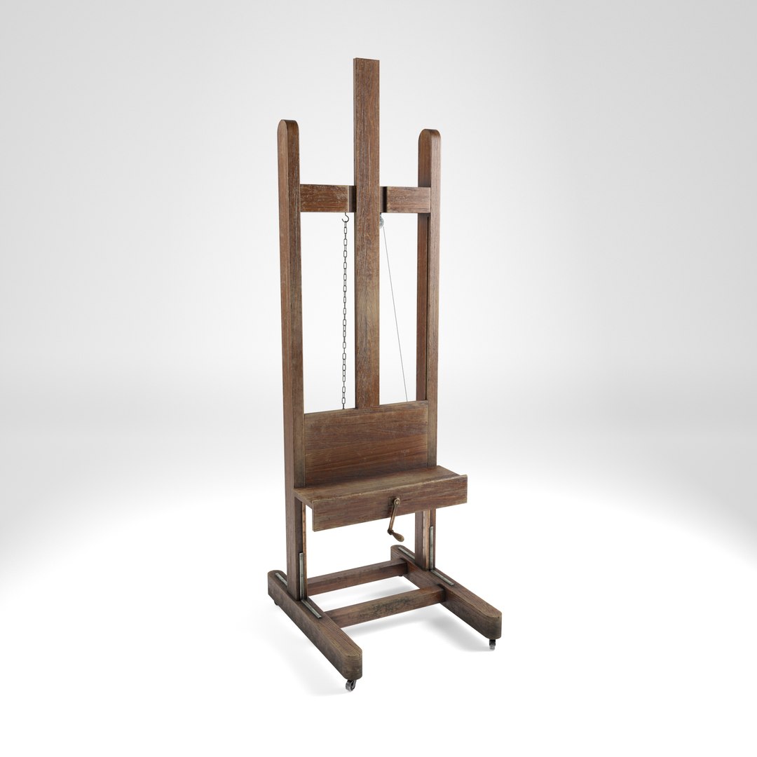 Oak Easel 3D - TurboSquid 1946880