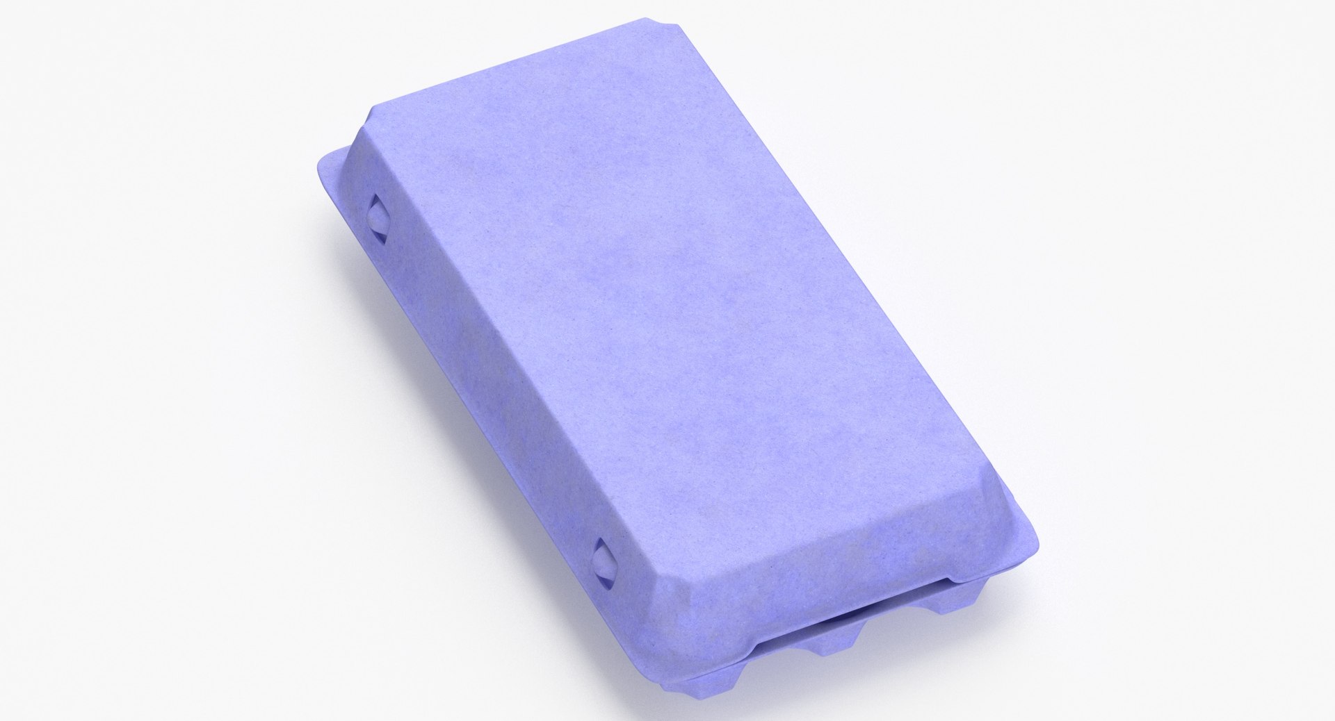 Paper Pulp Carton Of Eggs 18 Color Variations Blank And Generic Label ...