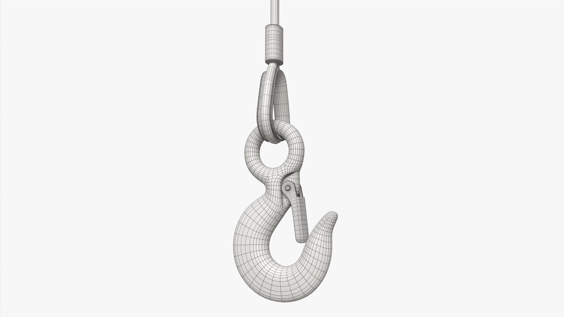 3D Lifting Crane Hook model - TurboSquid 2022586