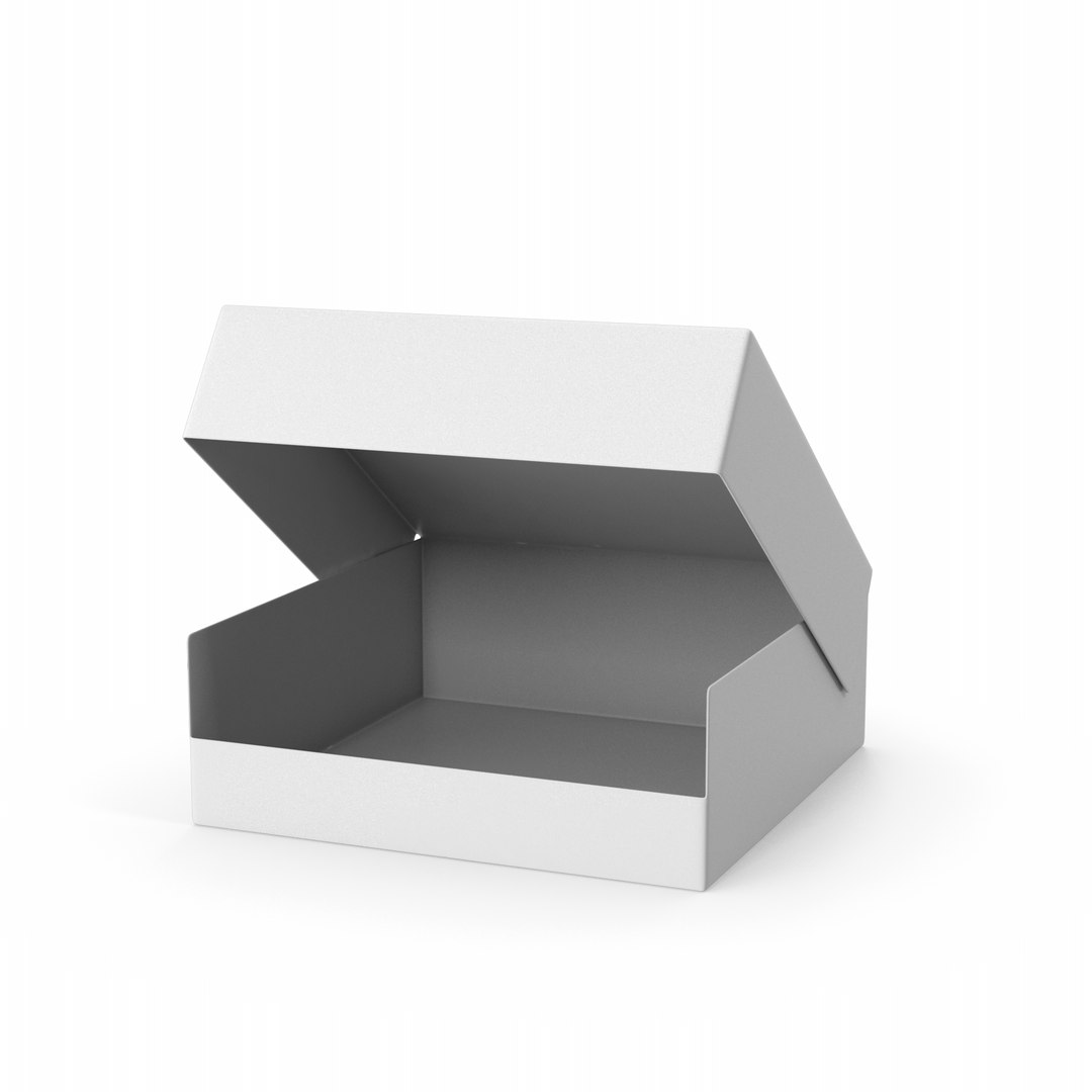 Cake Box 3D Model - TurboSquid 2190068