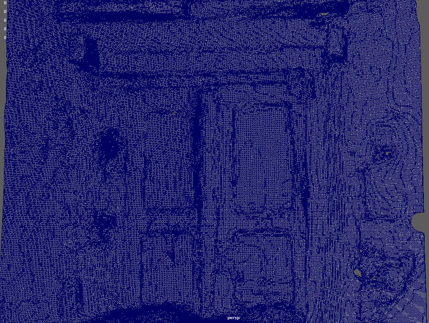3D Broken Wooden Door In A State Of Disrepair - TurboSquid 1888024