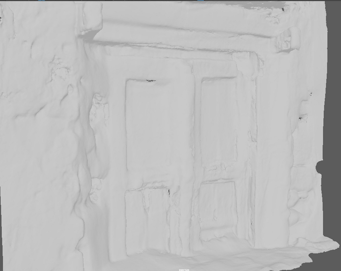 3D Broken Wooden Door In A State Of Disrepair - TurboSquid 1888024