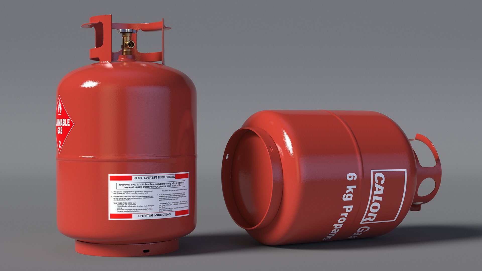 Propane Gas Bottle Model - TurboSquid 2265101