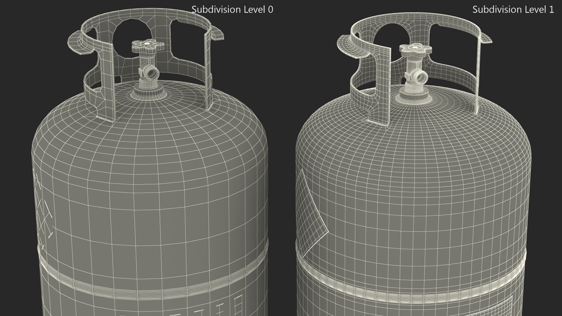 Propane Gas Bottle Model - TurboSquid 2265101