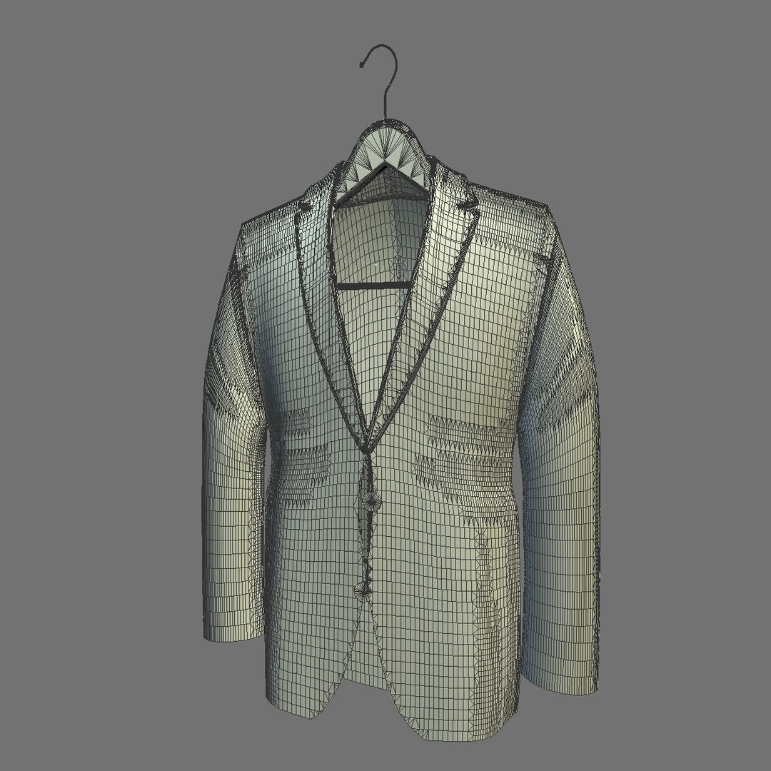 Blue Jacket Coat Hanger 3ds