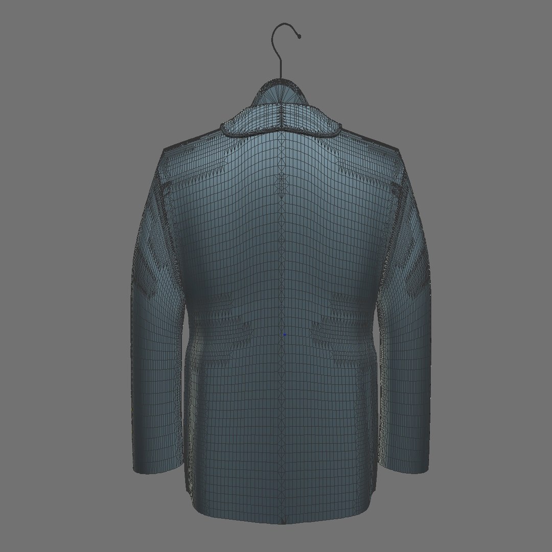 Blue Jacket Coat Hanger 3ds